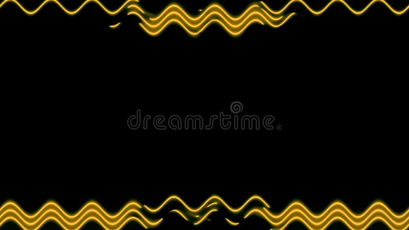 Golden Wave Border Frame stock footage. Video of artwork - 335548438