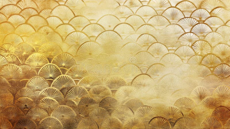 Golden Wave Pattern Texture Background Stock Illustration ...