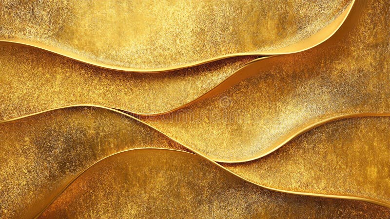 Golden Waves: Abstract Gold Texture Background Design for Luxury ...