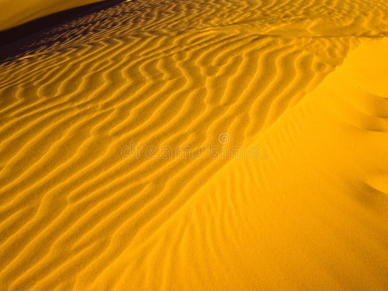 Golden Waves of Sand stock image. Image of sand, light - 18341071