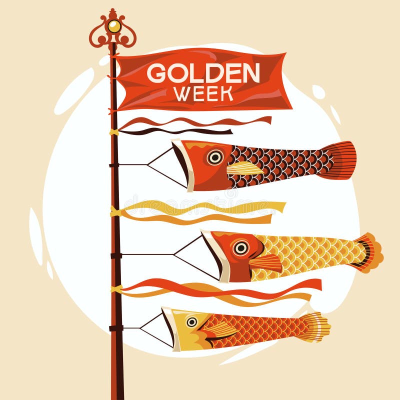 Japanese Golden Week Holiday with Koinobori Carp Streamers on Sky ...