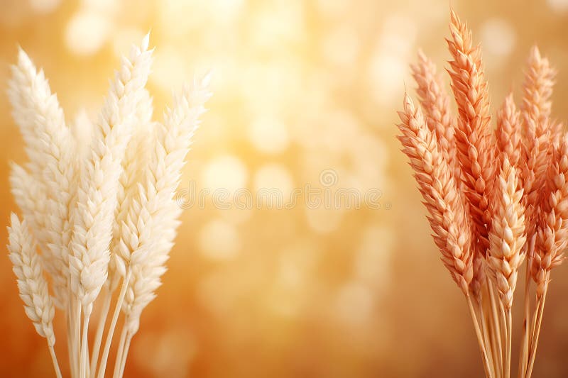 Golden Wheat Ears, Harvest, Autumn, Grain - Warm Color Palettes Stock ... Golden Wheat Ears, Harvest, Autumn, Grain - Warm Color Palettes Stock ...