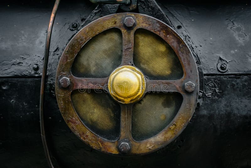 Golden wheel stock photo. Image of metal, museum, golden - 44714754