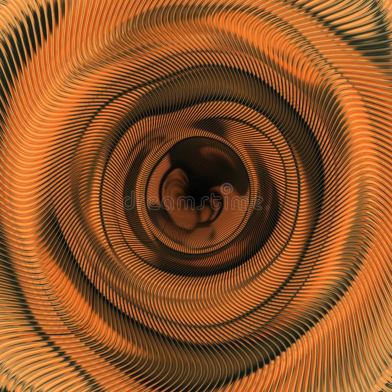 Golden whirlwind stock illustration. Illustration of decorative - 257869425