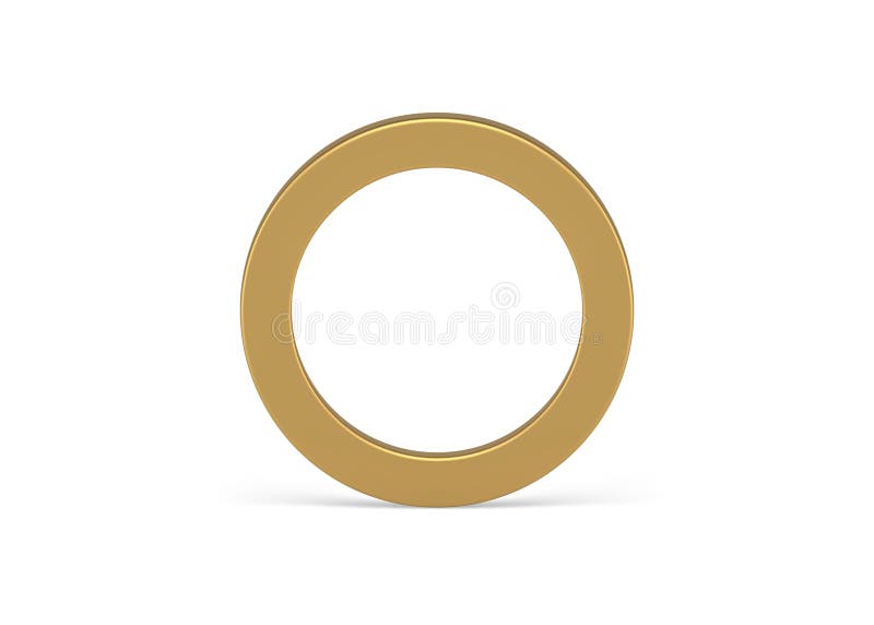 Golden Wide Ring Circle Frame Metallic Premium Minimalist Design for ...