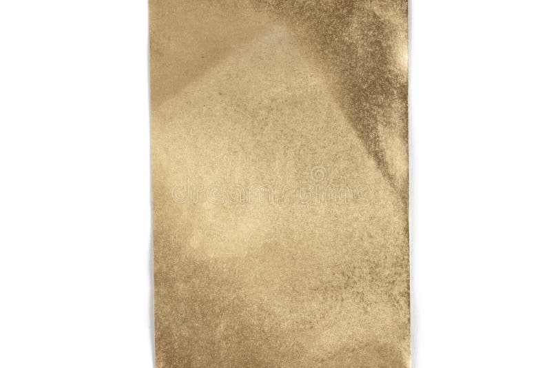 Golden Wide Stripe of Paper for Decoration. Luxury Boho Design Element ...