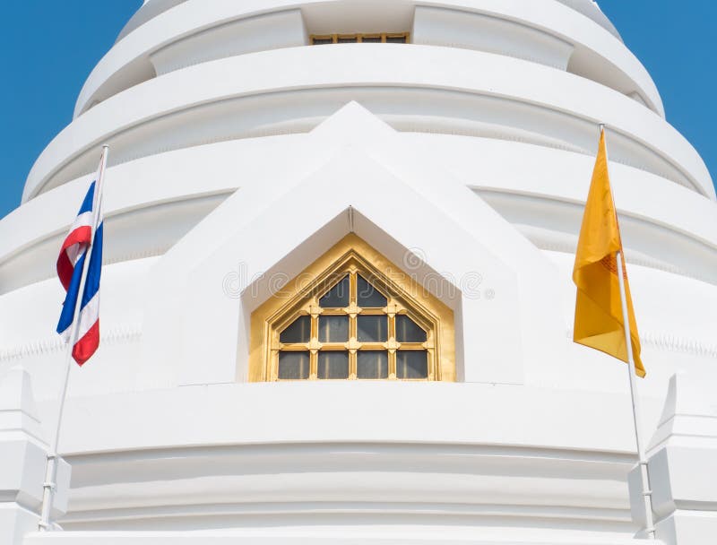 Golden Window of Pagoda in Thailand Stock Photo - Image of pagoda ...