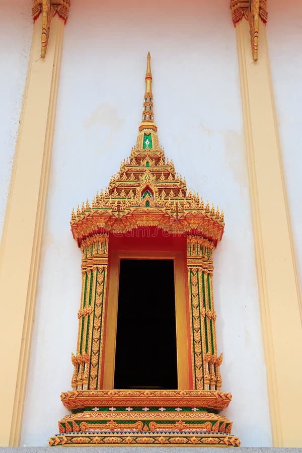 Golden window temple stock photo. Image of ornate, asia - 38940148