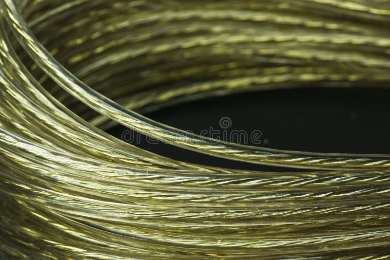 Golden Wire Wool Spinning in the Dark Stock Photo - Image of yellow ...