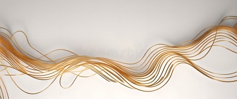 Golden Crumpled Foil Material Web Wide Illustration Backdrop, AI ...