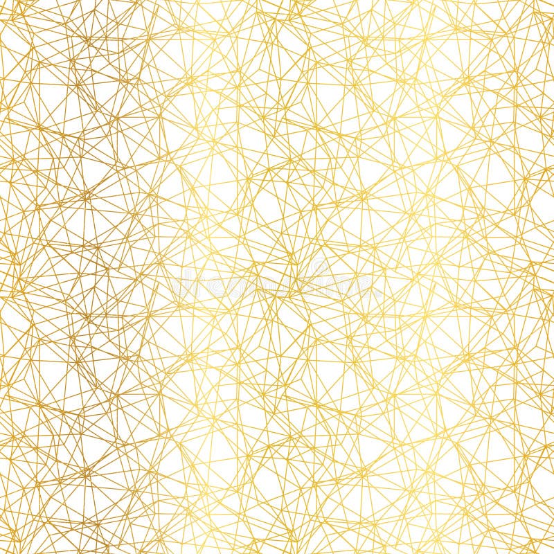 Golden Yellow Network Web Texture Pattern. Stock Vector - Illustration ...
