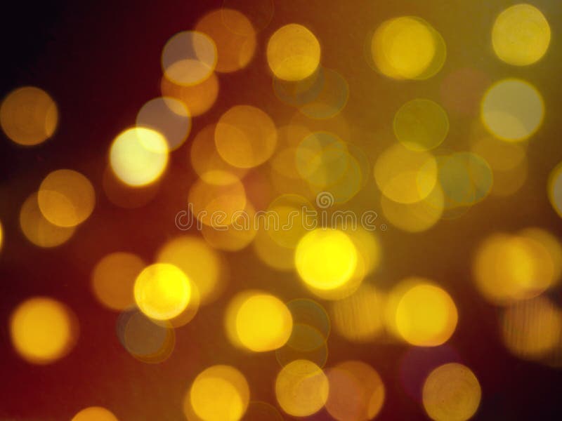 Yellow Round Soft Lights Bright Glittering Celebration or Party ...