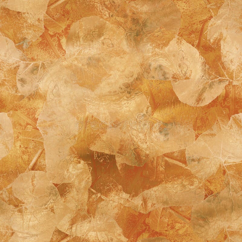 Golden Yellow Smooth Autumnal Soft Fall Pattern Stock Illustration ...