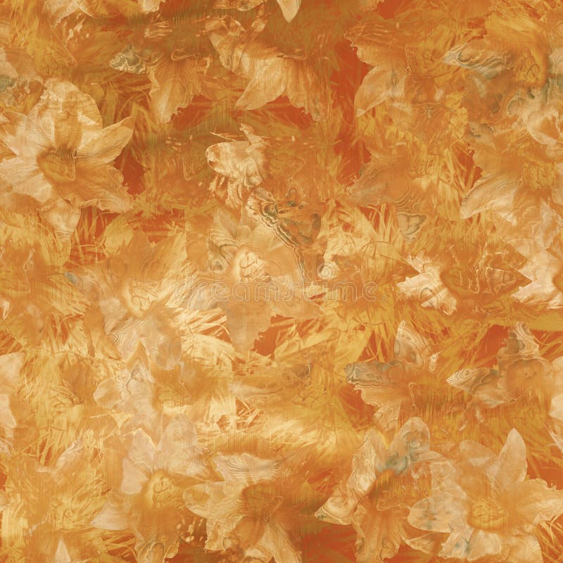 Golden Yellow Smooth Autumnal Soft Fall Pattern Stock Illustration ...