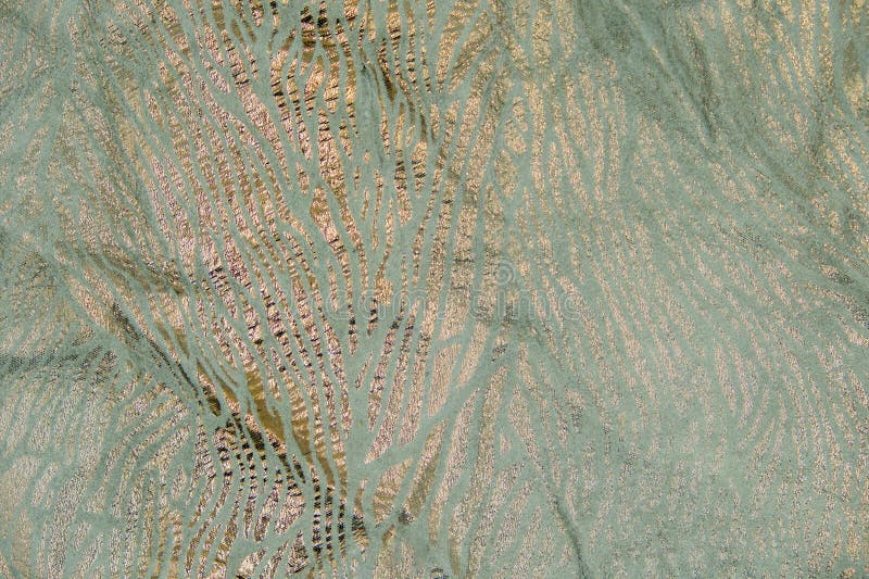 Golden Zebra Print Pattern Leather Cut As Background Textured and ...