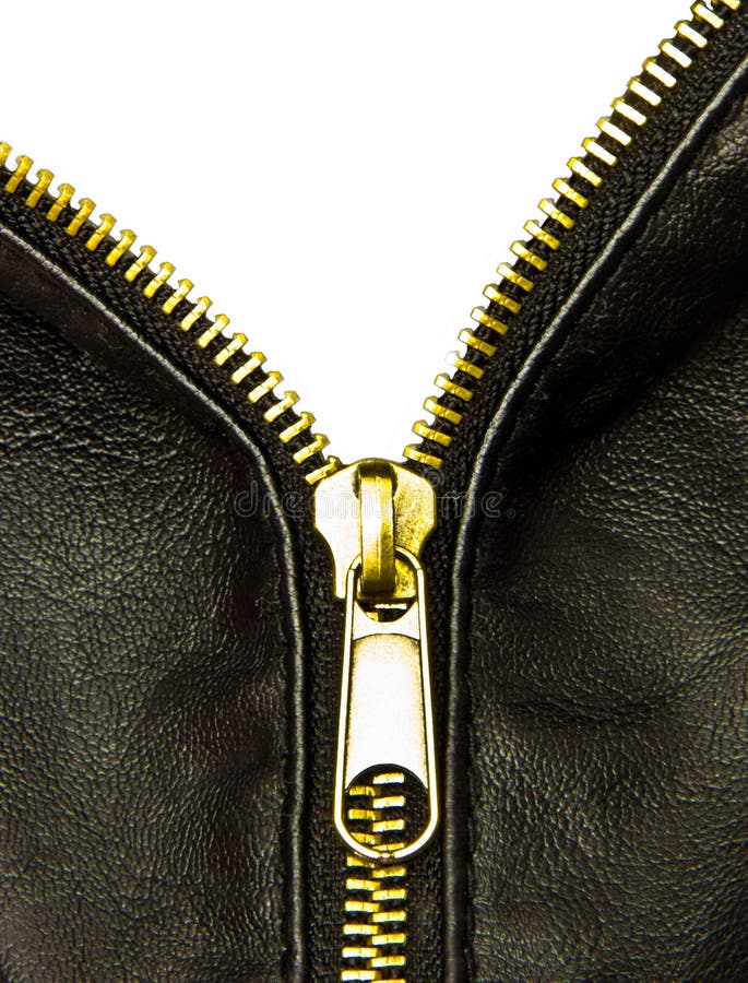 Golden zipper stock photo. Image of close, metal, abstract - 29185242