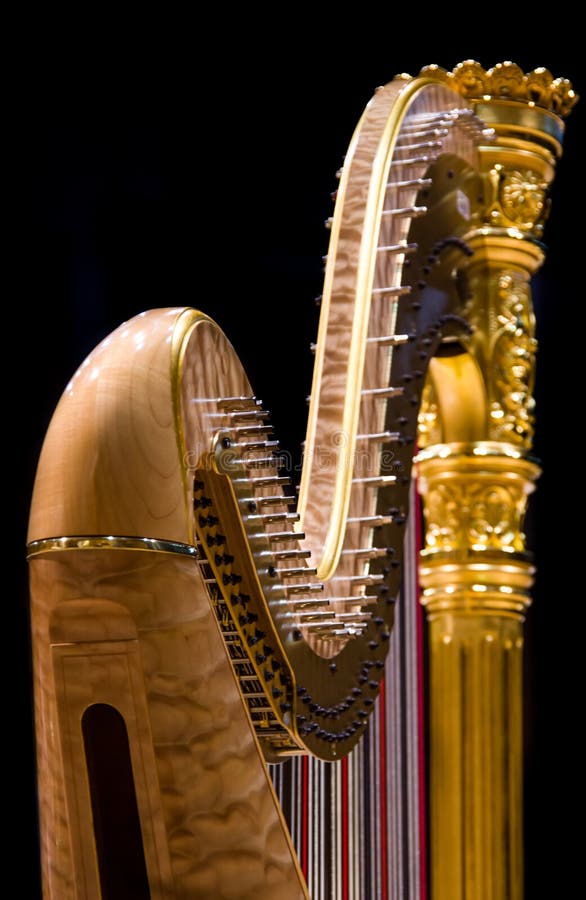 Goldene Harfe Weihnachtsverzierung Weihnachtsdekorationen Auf Dem ...