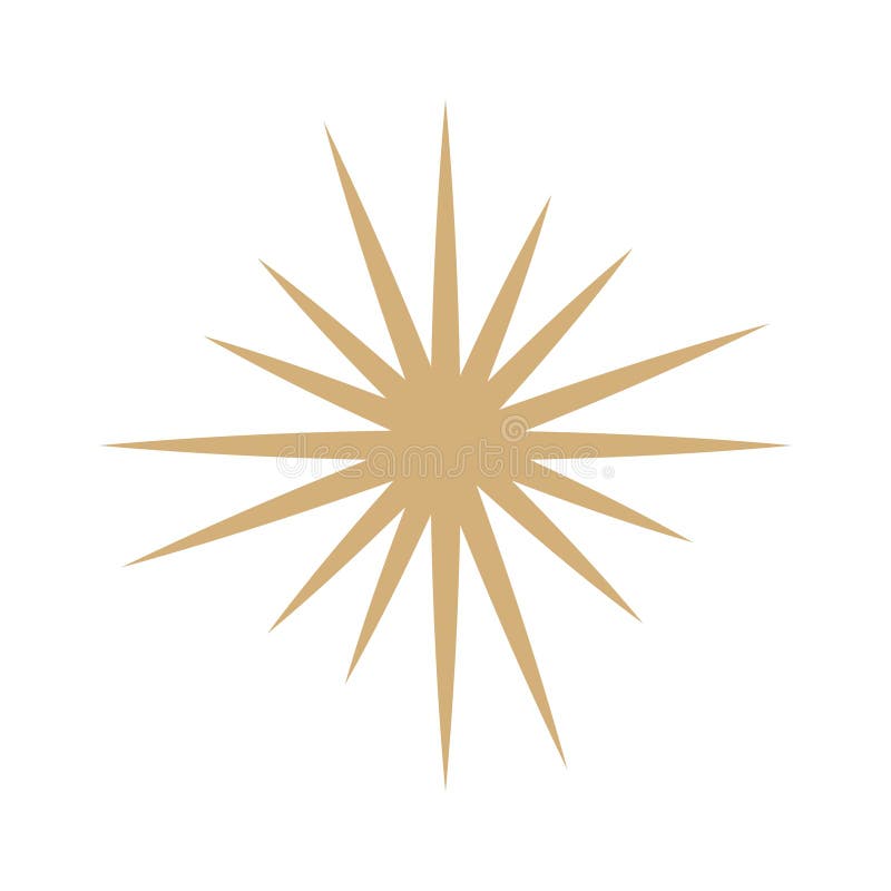 Goldene Metallfarbe Sterne Gold Sterne Symbol. Vektor Abbildung ...