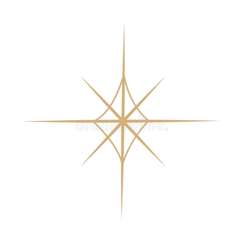 Goldene Metallfarbe Sterne Gold Sterne Symbol. Vektor Abbildung ...