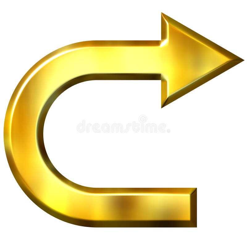 Goldener Pfeil 3d Stock Illustrationen, Vektoren, & Kliparts - 387 ...