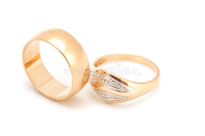 Goldener Ring stockfoto. Bild von hochzeit, juwel, schmucksachen - 2699700