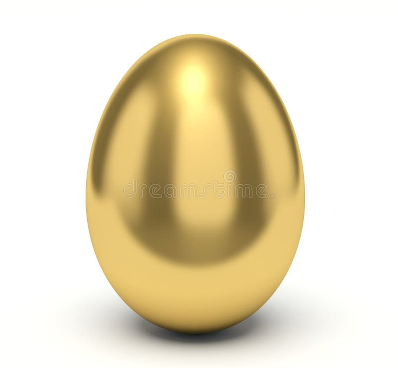 Goldenes Ei Glatte Oberfläche Stock Abbildung - Illustration von glatt, clip: 47604111