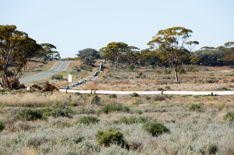 Goldfields Water Pipeline stock photo. Image of kalgoorlie - 264801092