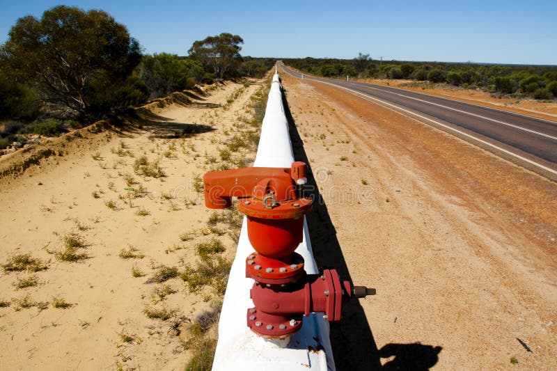 Goldfields Water Pipeline stock photo. Image of connor - 112336692