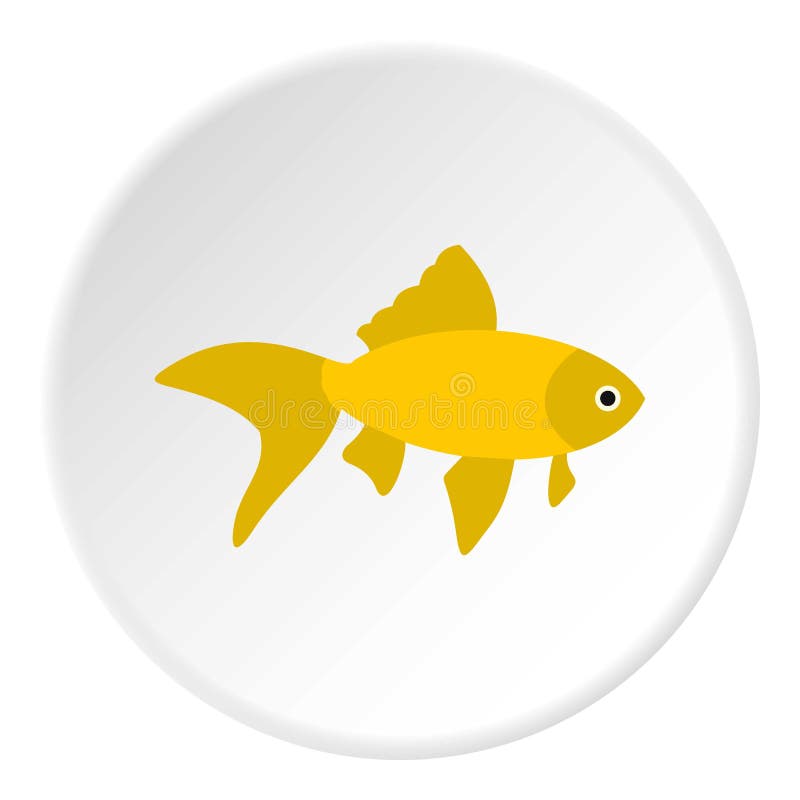 Goldfish Icon, Simple Style Stock Vector - Illustration of seafood ...