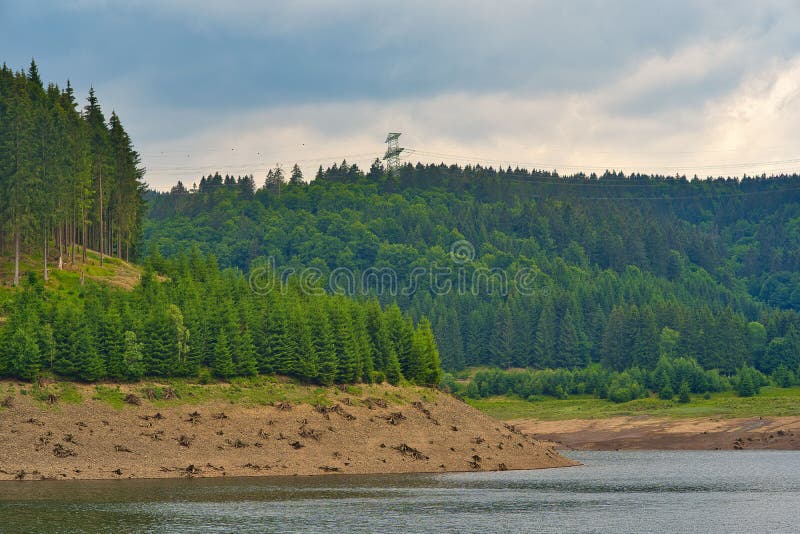 Goldisthal Pumped Storage Plant in the Thuringian Forest, Germany Stock ...