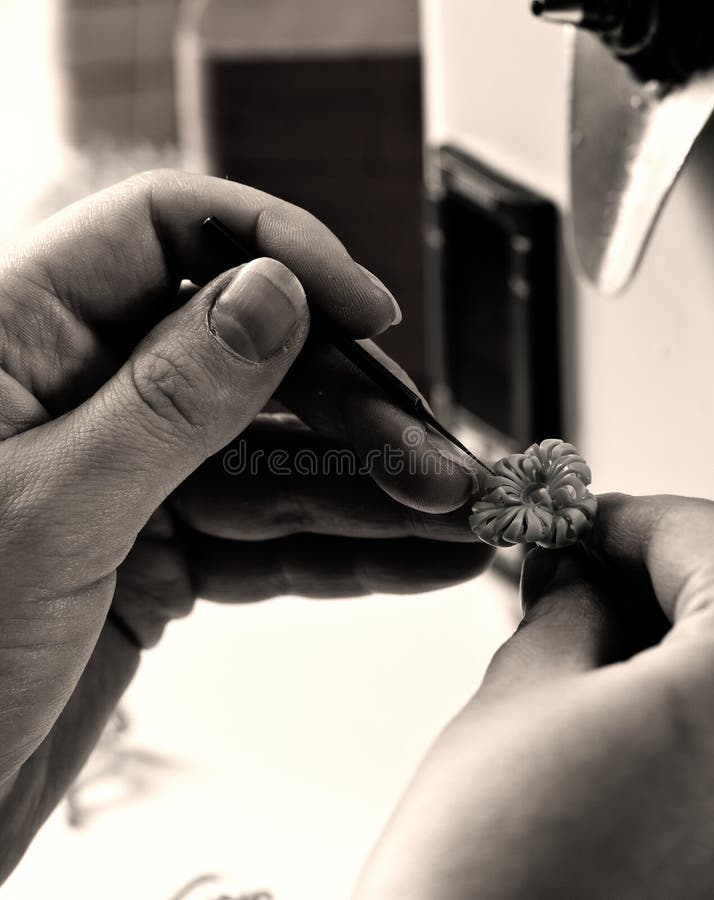 Goldsmith stock image. Image of rings, jeweler, gems - 54730497