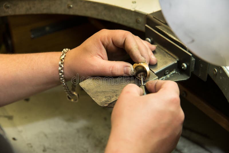 Goldsmith stock image. Image of metal, occupation, goldsmith - 52481479