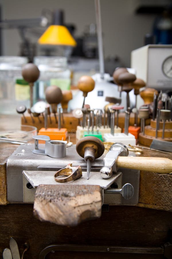 Goldsmith tools stock image. Image of small, hands, gold - 8026213