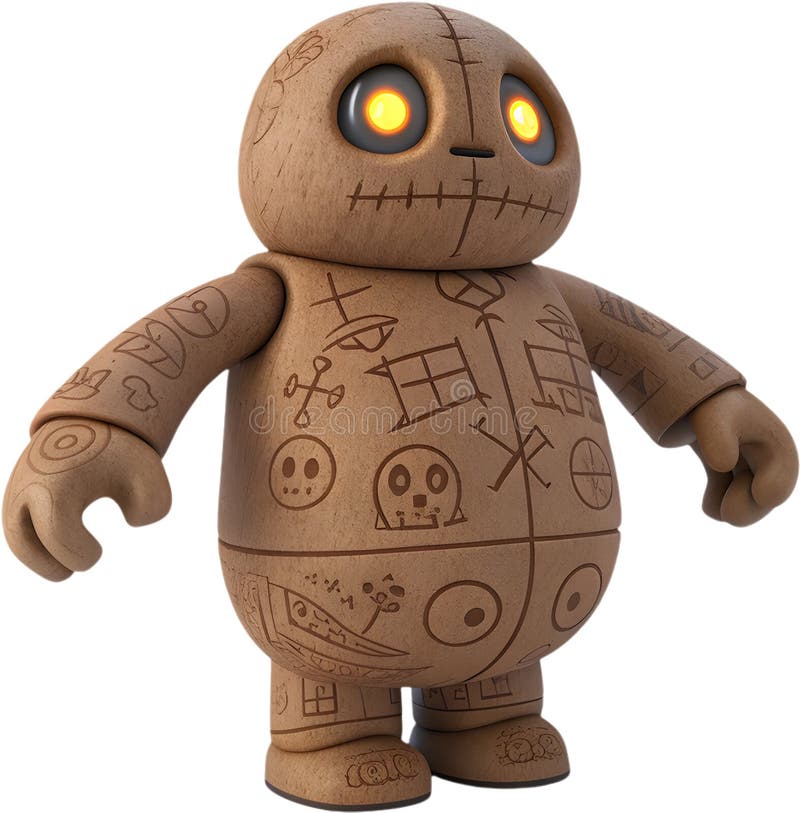 The Golem Cartoon Character Features Strong, Mysterious Power with ...