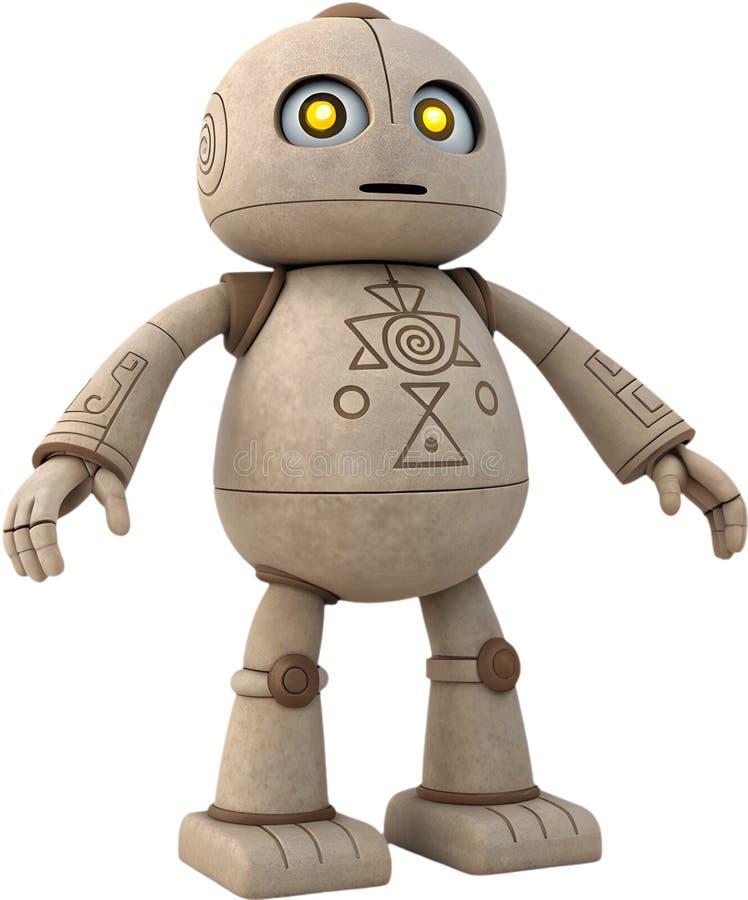 The Golem Cartoon Character Features Strong, Mysterious Power with ...