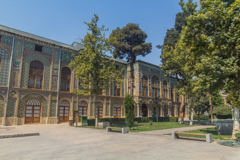 Golestan Palace in Tehran, Capital of Ira Stock Photo - Image of ...