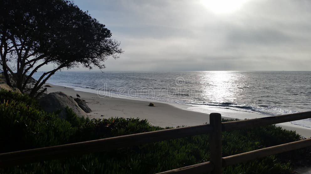 Goleta Beach stock photo. Image of sunrise, beach, goleta - 86209616