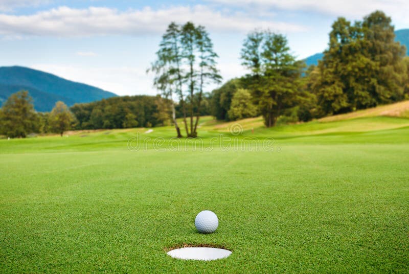 Beautiful golf playground stock image. Image of outside - 2336833