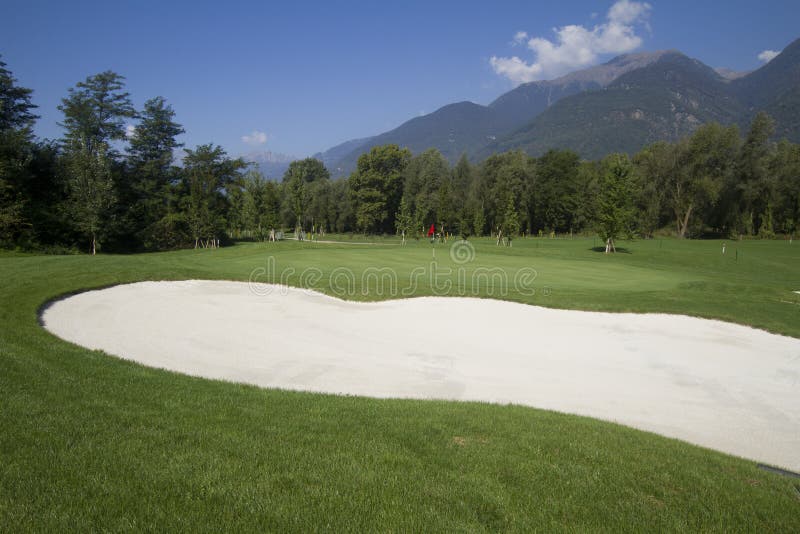 Golf Course Tee Off Box stock photo. Image of columbia - 6818808