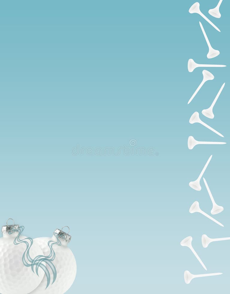 Christmas Golf Border Stock Illustrations – 66 Christmas Golf Border ...