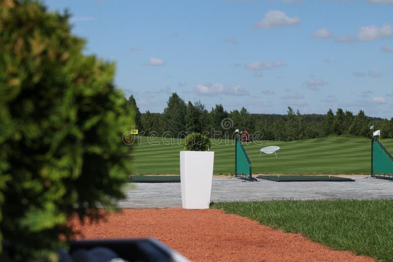 Golf active leisure stock image. Image of grass, banch - 49471215