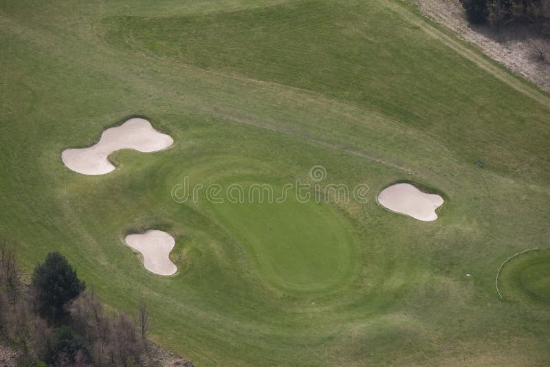 Golf aerial stock photo. Image of sand, golf, scenics - 13828202