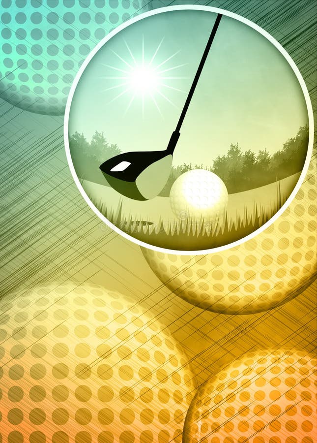 Golf Sport Invitation Background Space Stock Illustrations – 155 Golf ...