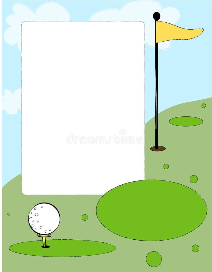Golfing dog stock illustration. Illustration of grey - 12736544