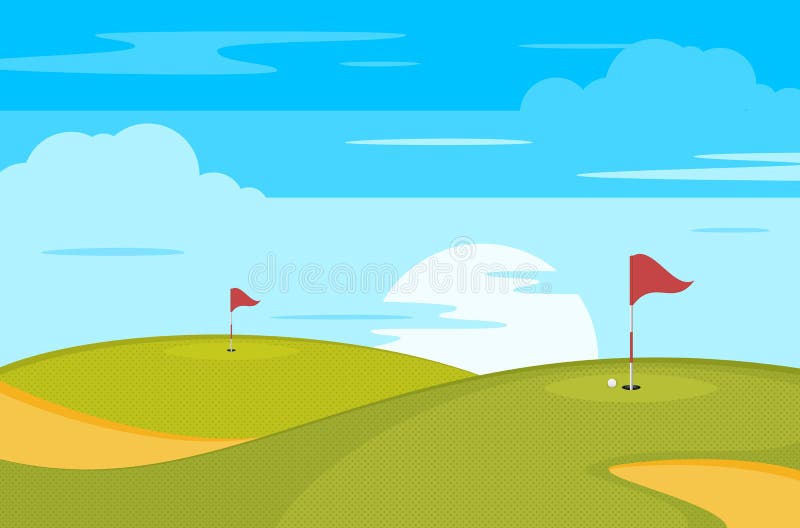 Cartoon Golf Hill Stock Illustrations – 179 Cartoon Golf Hill Stock ...