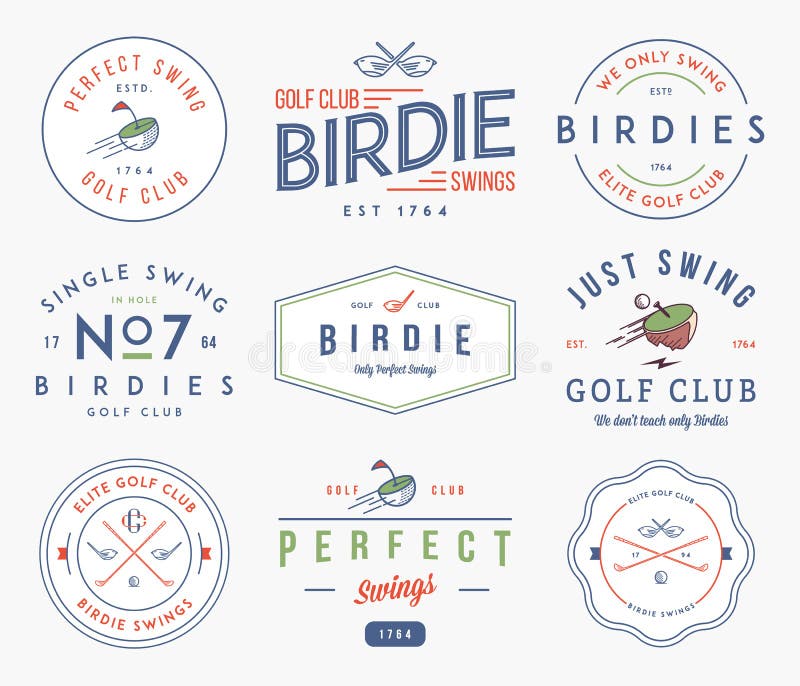 Golf Badges and labels stock illustration. Illustration of elite - 56772833
