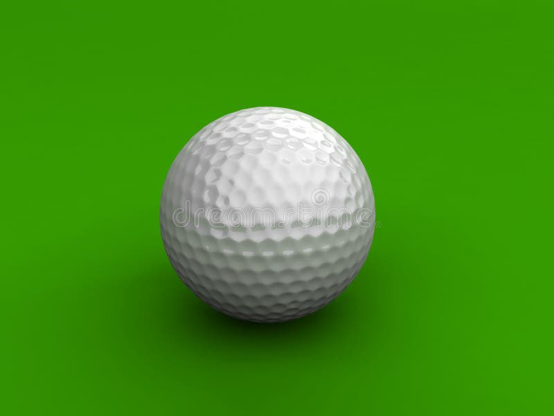 Golf ball stock illustration. Illustration of macro, golfball - 2463289