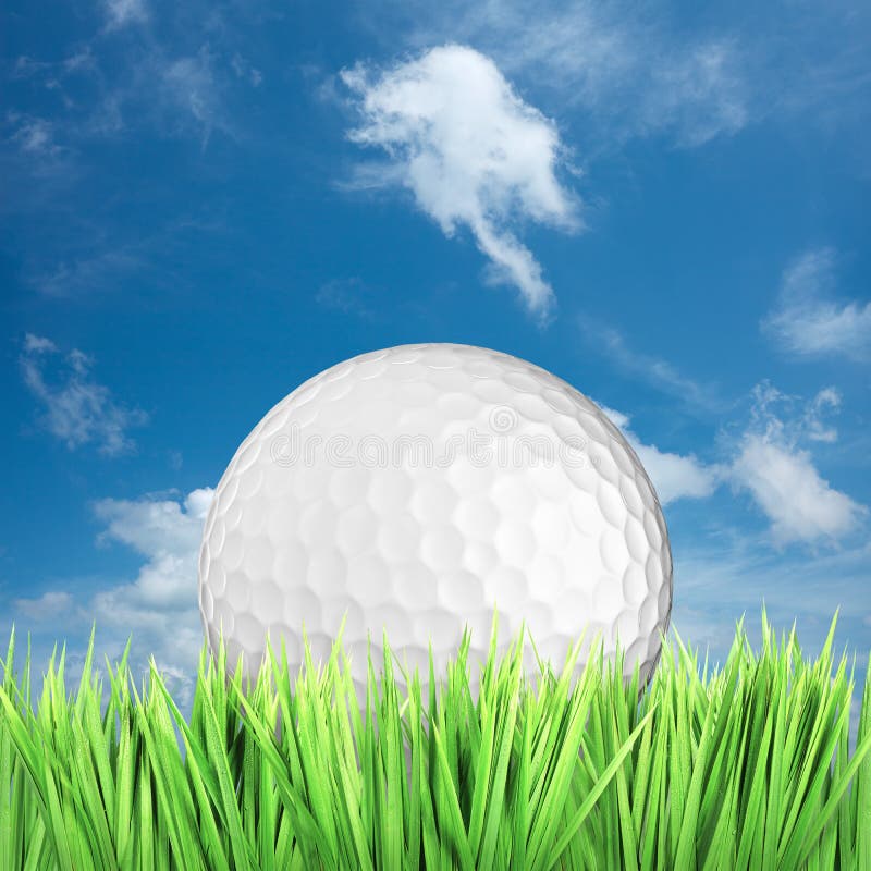Golf ball stock photo. Image of idyllic, ball, summer - 21443440