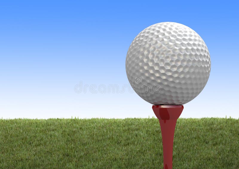 Golf ball stock image. Image of hobby, ball, green, golf - 3741331