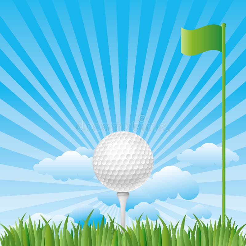 Golf player stock vector. Illustration of nature, country - 9148841